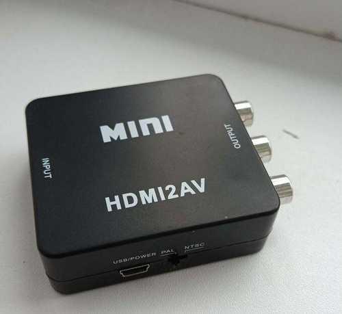 Переходник hdmi2av