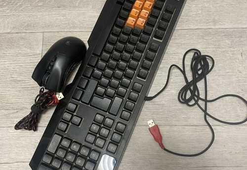 Комплект мышки и клавиатуры bloody