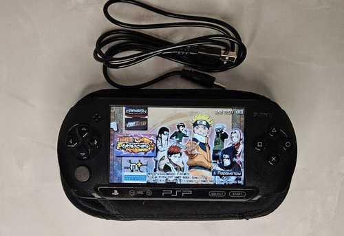 PSP E1008 прошита, много игр