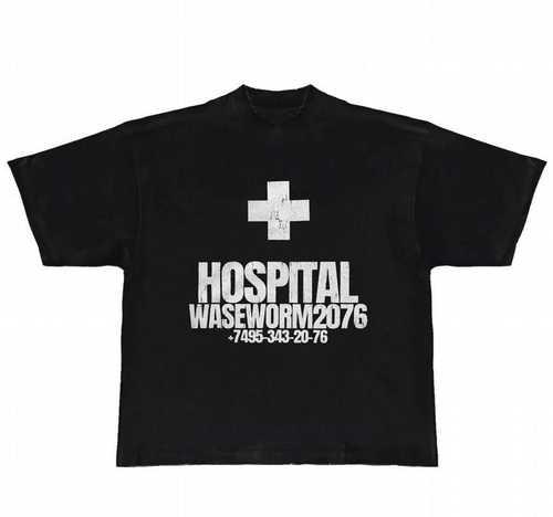 Футболка Waseworm hospital tee