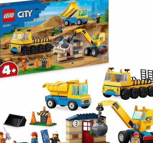 Lego City 60391 Строительные машины и кран