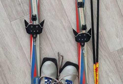 Лыжи беговые с ботинками 34