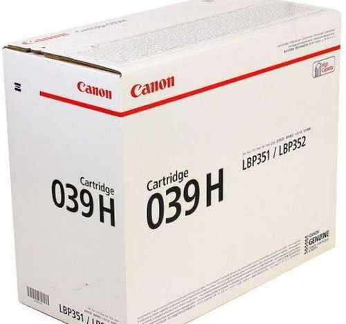 Картридж Canon 039H BK оригинал