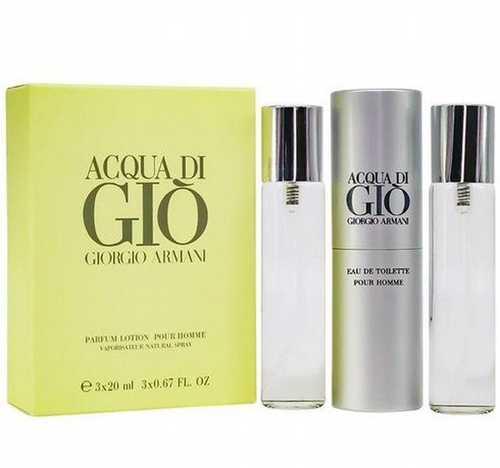 Giorgio Armani Acqua di Gio pour homme, 3*20 ml