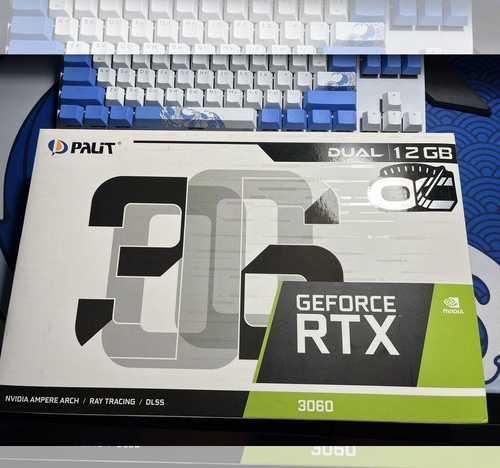 Видеокарта Geforce rtx 3060 palit dual oc 12 gb