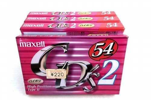 Аудиокассета кассета Maxell CD's 2 54 - 1999 г