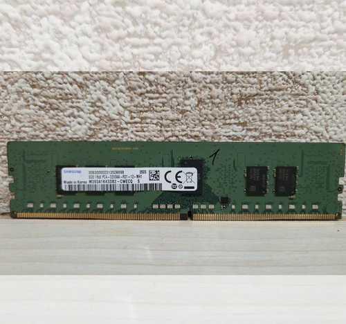 Модули памяти samsung 8GB 1Rx8 PC4 - 3200 Mhz