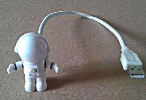 Светильник USB, ночник светодиодный, "Космонавт"