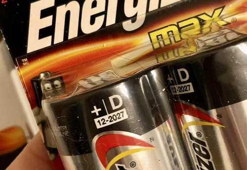 Батарейки Energizer D