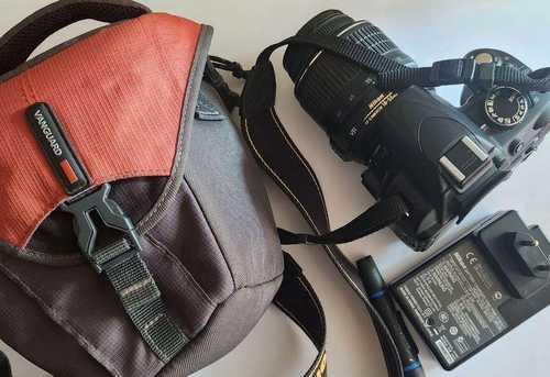 Фотоаппарат nikon d3100, сумка, SD 32 гб и щётка