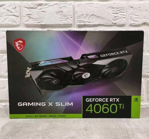 Видеокарта msi geforce rtx 4060 ti gaming x slim