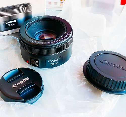 Canon 50 1.8 stm нов