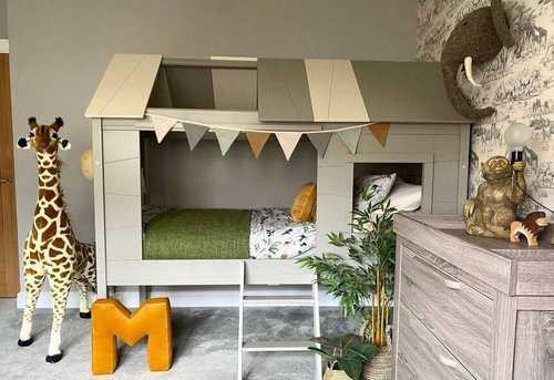 Детская кровать домик от 3-х лет