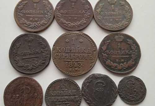 Царские медные монеты