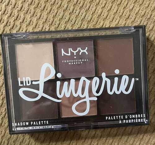 Палетка теней NYX Lid lingerie shadow palette