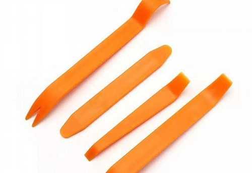 Оранжевые лопатки для снятия обшивки автомобиля