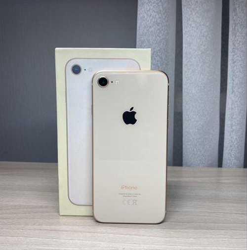 Айфон 8 64gb Gold Rose (Ростест) Идеал