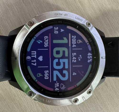 Смарт-часы Garmin Fenix 6 металлик