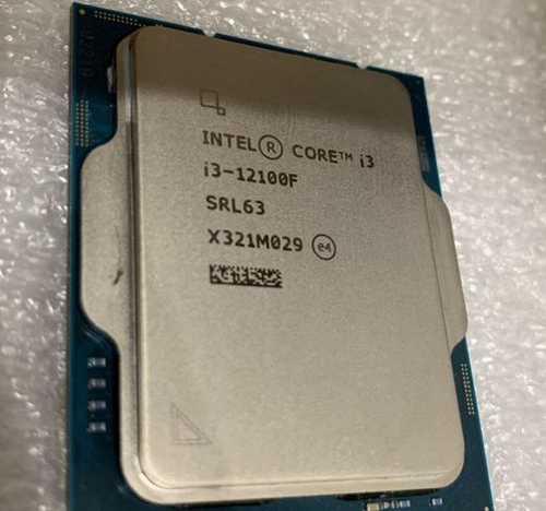 Процессор intel core i3 12100f