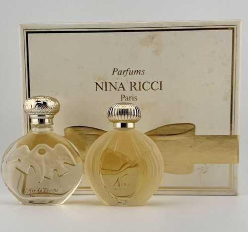 Nina ricci набор миниатюр 2 шт винтаж