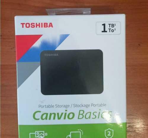 1 тб Внешний HDD Toshiba Canvio Basics