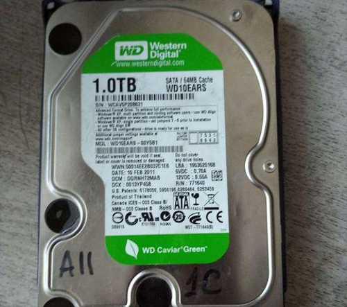 HDD 1TB WD10ears WD Caviar Green SATA