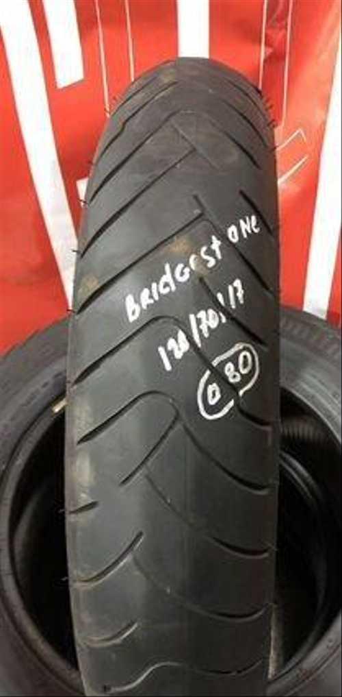 Мотошина 120/70 R17 б/у Bridgestone (80)