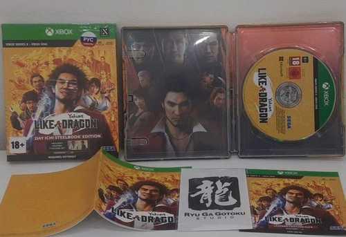 Yakuza like a Dragon стилбук на Xbox One