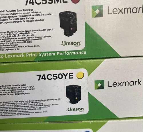 Картриджи для лазерного принтера 74C5SME (Lexmark)