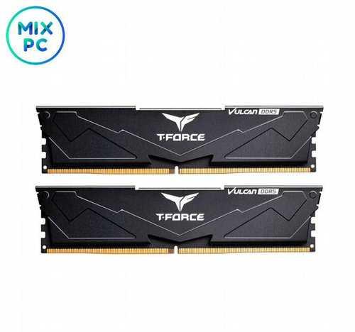 Оперативная память DDR5 32GB (2x16GB) 5600MHz Team Group T-Force Vulcan Black