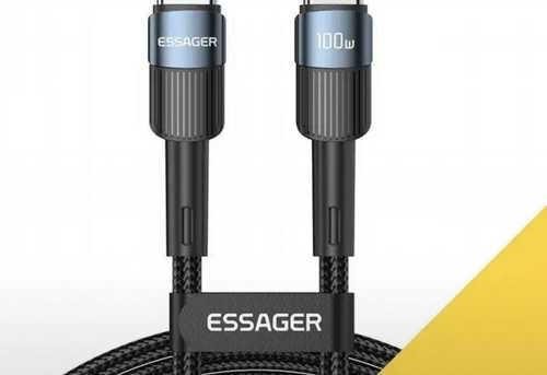 Кабель зарядный Essager USB Type-C, 100 Вт, 2m