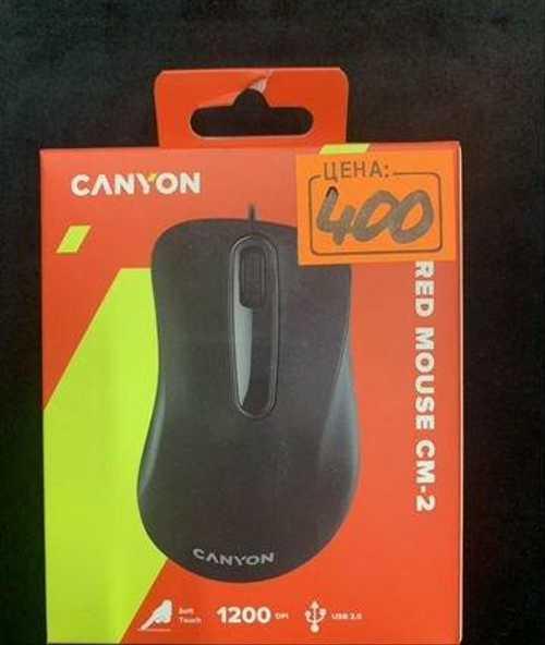 Компактная мышь Canyon CNE-CMS2, black