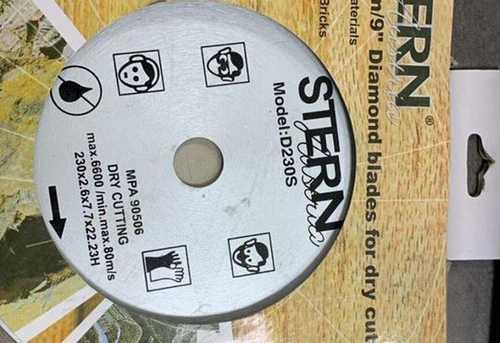 Алмазный диск stern сегментированный 230x2.6x7.7x2
