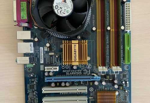 Комплект - Pentium E6300 мат плата, озу, кулер