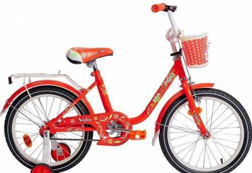 Велосипед 18д. maxxpro sofia, оранжево-белый N18-3