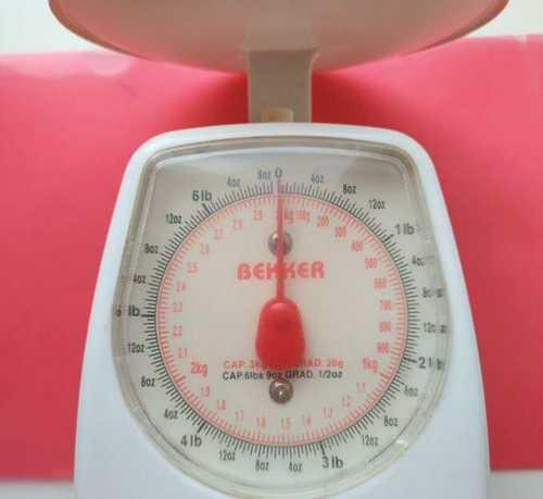 Весы механические кухонные Bekker
