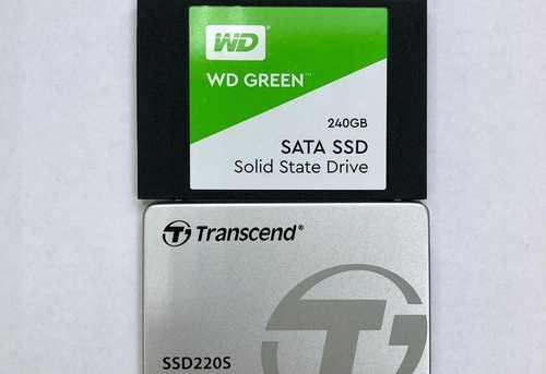 SSD WD Green / Transcend 240GB