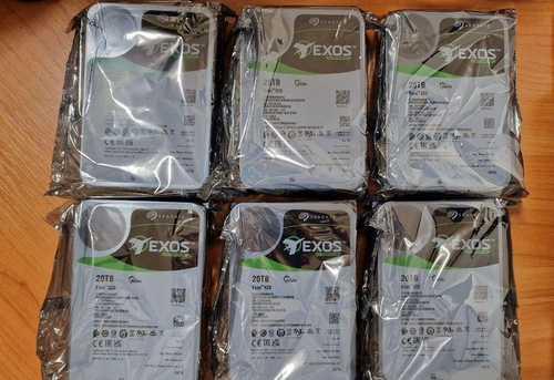 Жесткий диск 20Тб Seagate Exos ST20000NM007D новый