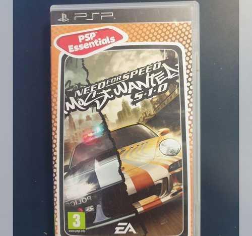 Need for Speed Most wanted 5-1-0 PSP