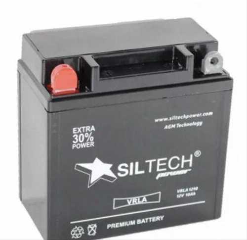 Аккумулятор siltech vrla1210.1 12V10AH п.п. (YTZ10