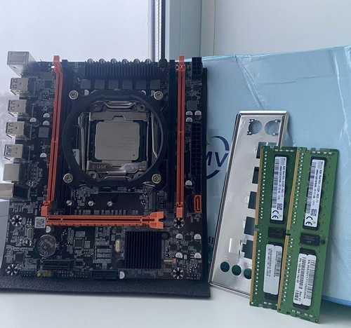 Xeon E5 2680 v3 X99 16gb комплект