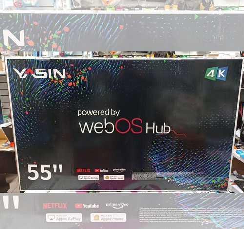 Телевизор 55"(140 см) Yasin 55UD81 Webos Hub (LG)