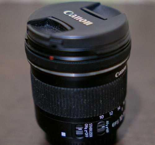 Объектив Canon EF-S 10-18mm