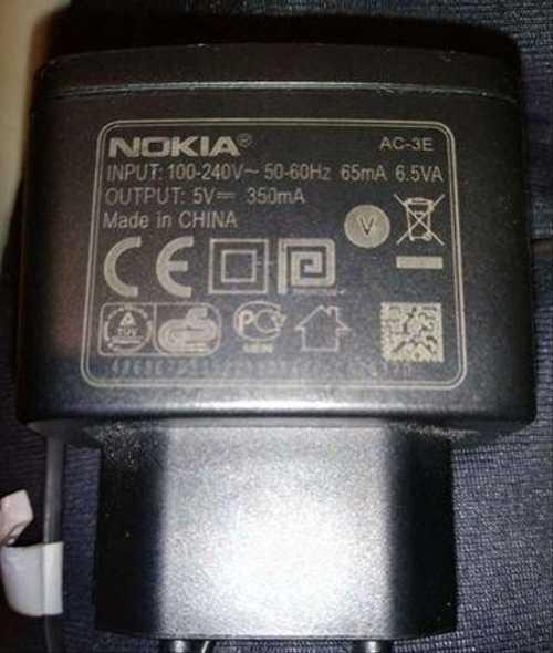 Оригинальная зарядка Nokia AC-3E