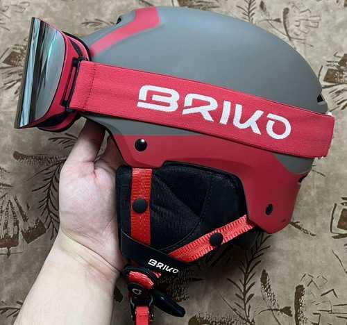 Горнолыжный шлем Briko   горнолыжные очки Briko