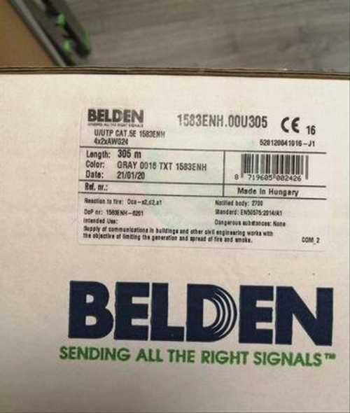 Сетевой кабель Belden 1583ENH бухта 305 м