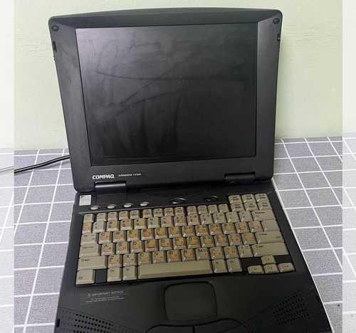 Ретро Рабочий Ноутбук 12.1" Compaq Armada 1700