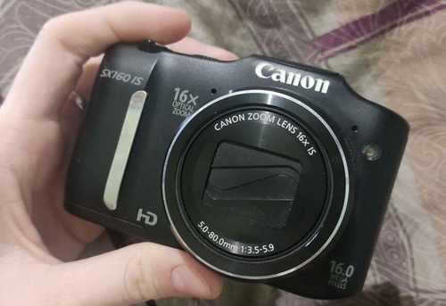 Компактный фотоаппарат Canon PowerShot SX160 IS