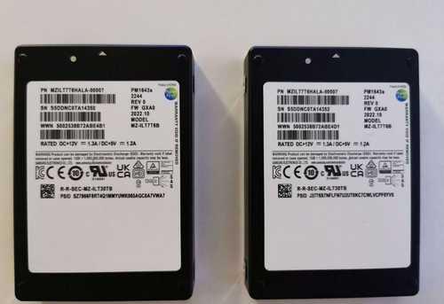 SSD SAS 2,5 Samsung PM1643a MZ-ILT7T6B - 8 Tb