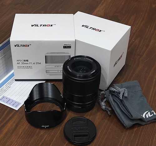 Viltrox AF 33mm F1. 4 STM для Fujifilm